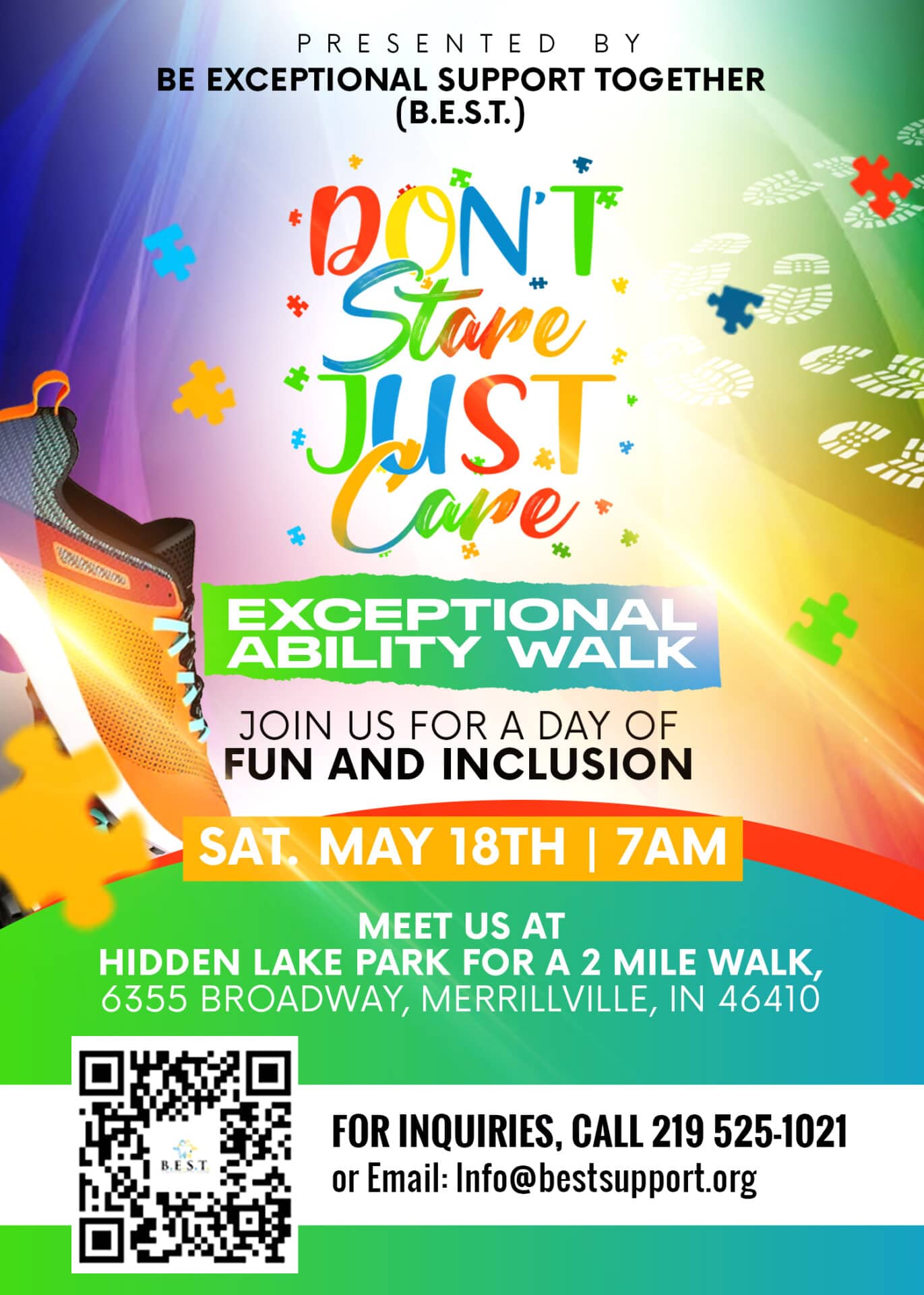 Don’t Stare Just Care – Exceptional Ability Walk – Crossroads